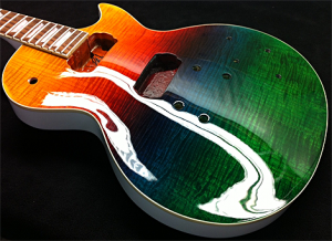 Custom Painted Gibson Les Paul Standard | Al Di Meola | Sims Guitar ...