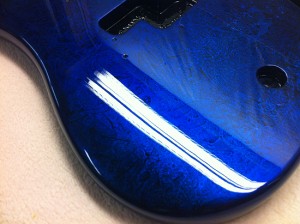 Custom Painted Fender Precision Bass | Sims Guitar Refinishing