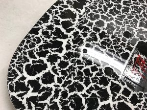 Crackle Paint Jackson Guitar | Sims Guitar Refinishing